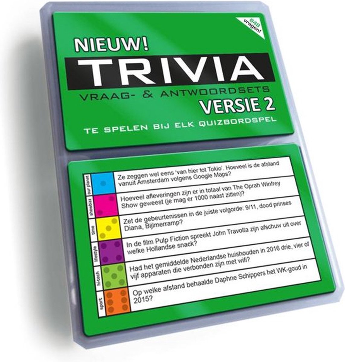 Trivia Vragen Aanvulset, Vraag en Antwoord - Versie Groen | Games | bol.com