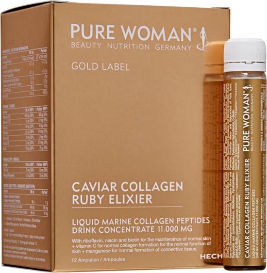 PURE WOMAN® CAVIAR COLLAGEN RUBY ELIXIR | bol