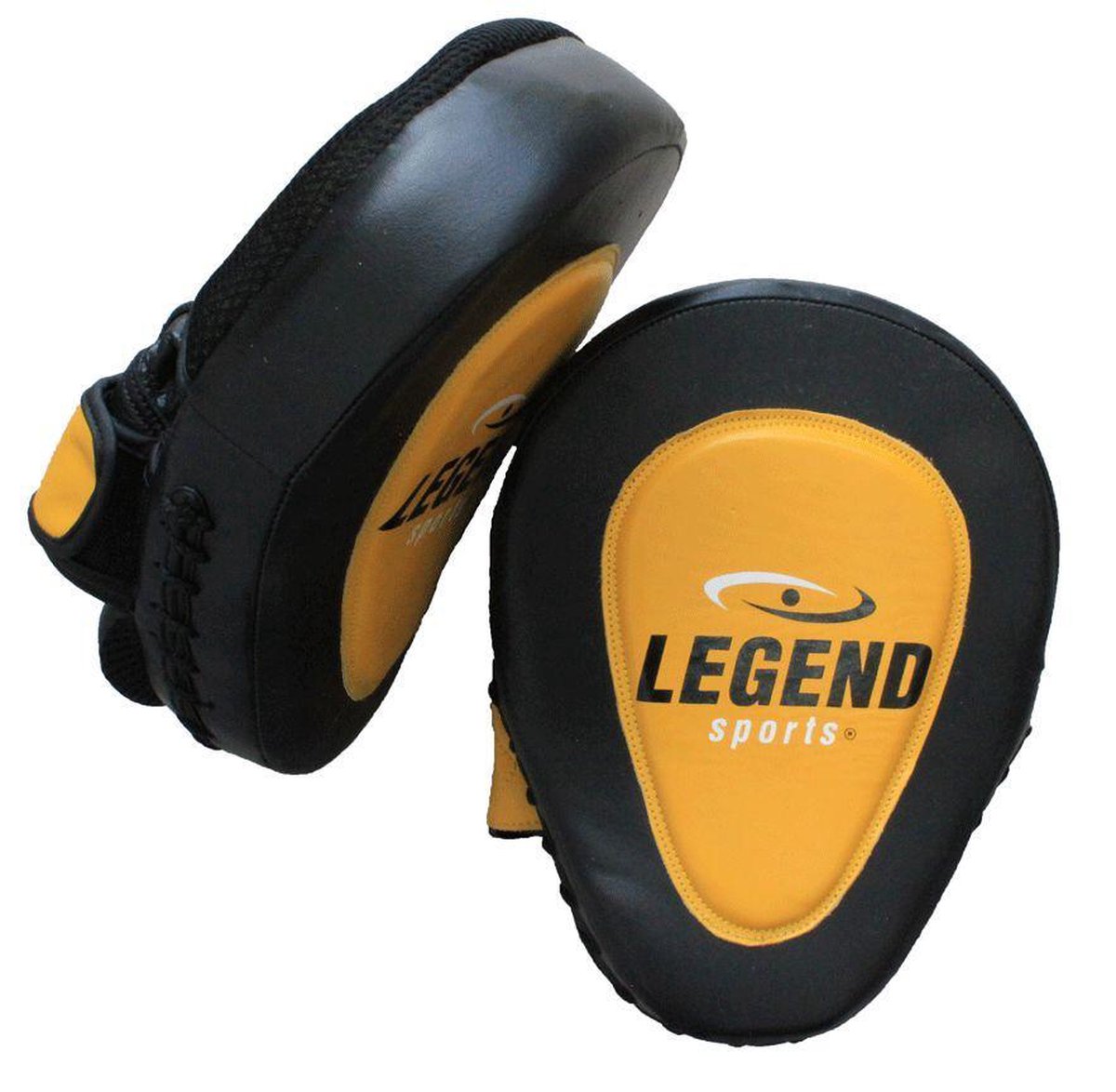 Legend Sports Stootkussens Focus Mitts Leer Zwart/geel | bol.com