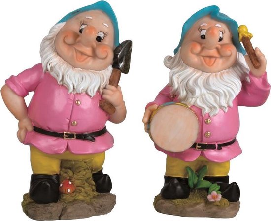 2x Tuinkabouters 30 cm blauw | bol.com