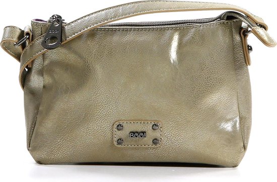 Boo - 3 vakken - Crossbodytas - Handig formaat - Metallic - Schoudertas ...
