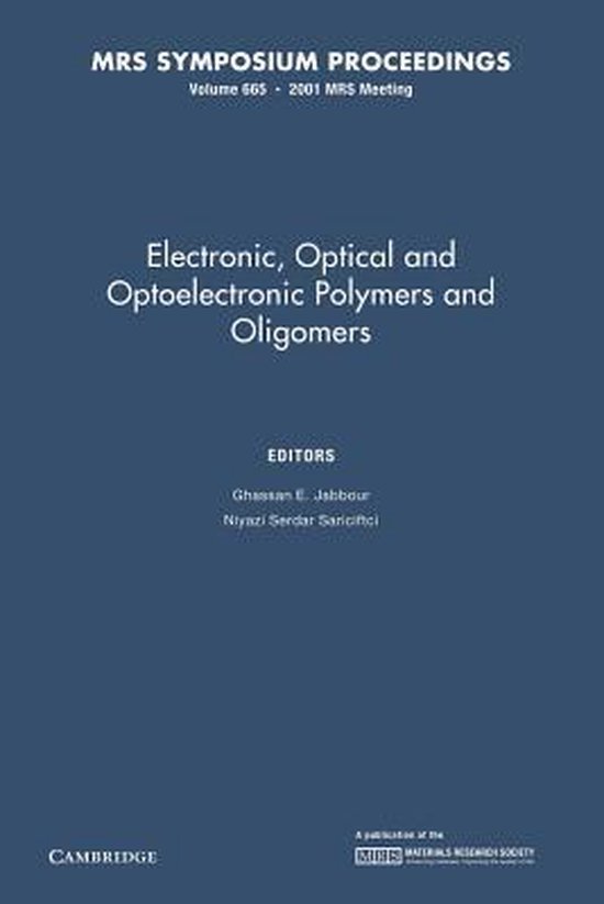 Electronic, Optical and Optoelectronic Polymers and Oligomers | 9781107412231 | Boeken | bol.com