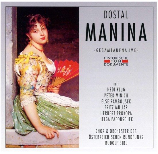 Manina -cr-, N. Dostal | CD (album) | Muziek | bol.com