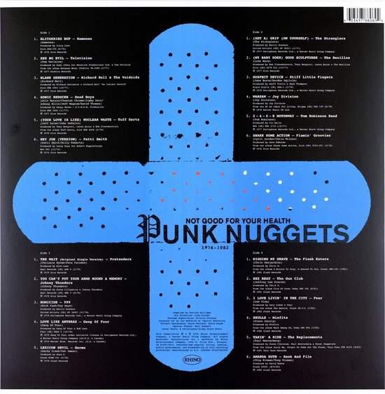 Not Good For Your Health: Punk Nuggets 1972-1984, various artists ...