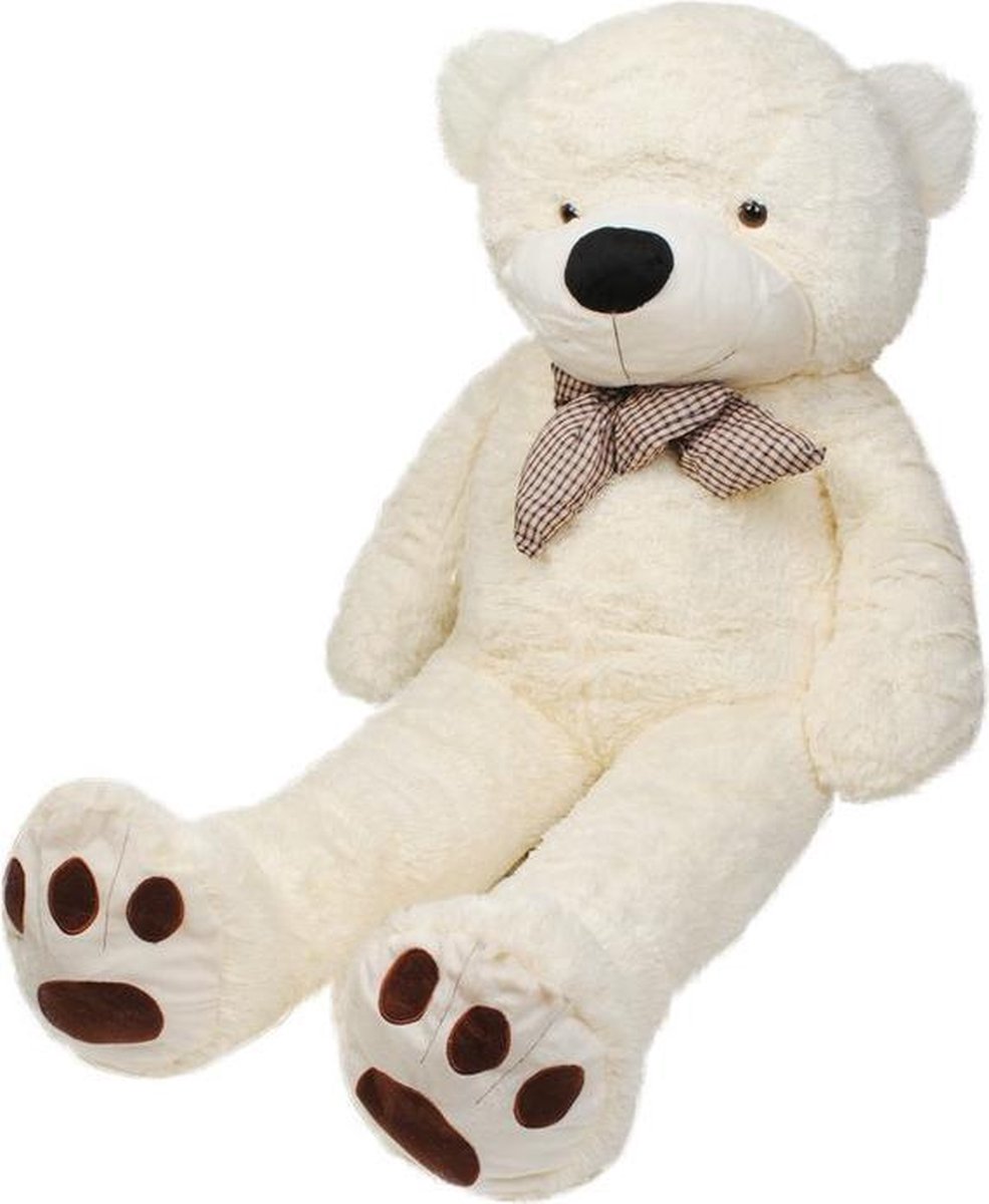 XXL Mega Teddybeer - Beer Knuffel - Grote Reuze Pluche Knuffelbeer ...