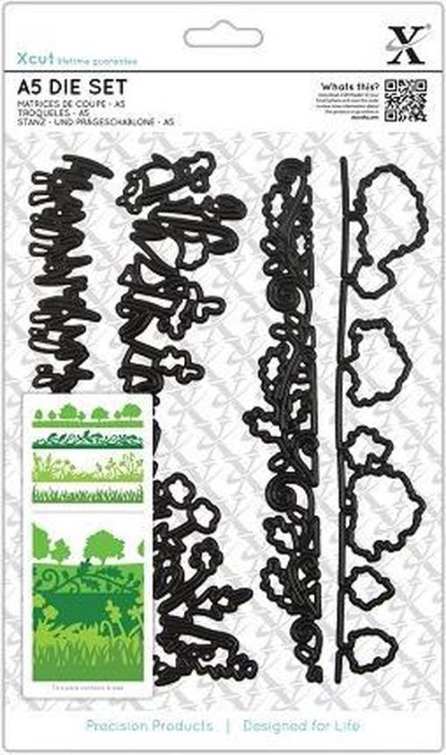 A5 Die Set - English Countryside Borders (4 st) | bol