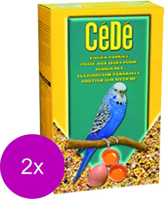 Cede Eivoer grasparkiet - 2 St à 1 kg - Vogelvoer | bol