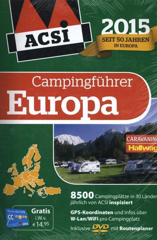 ACSI Campingführer Europa 2015 | 9783905755756 | Boeken | bol