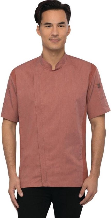 Chef Works Urban Springfield Koksbuis met Rits | Roodbruin - Maat S | bol