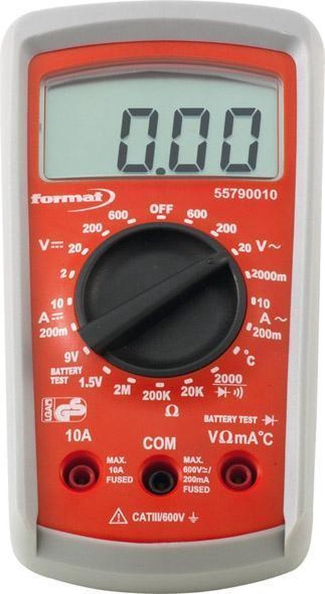 Digitale multimeter 2-600V FORMAT | bol.com