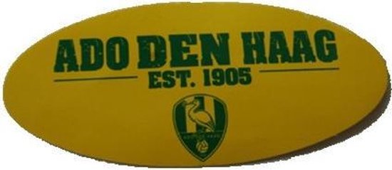 Ado Den Haag Sticker Ovaal 9 X 4 Cm Per Stuk | bol.com