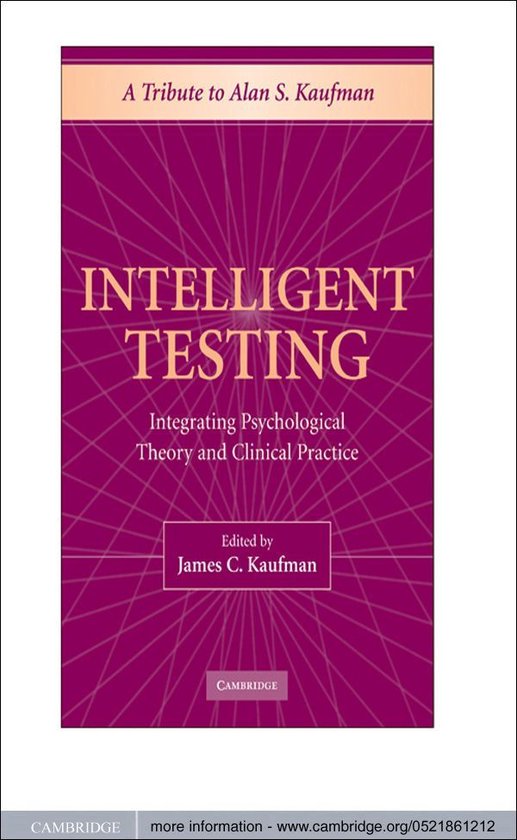 Intelligent Testing (ebook) | 9780511738333 | Boeken | bol.com