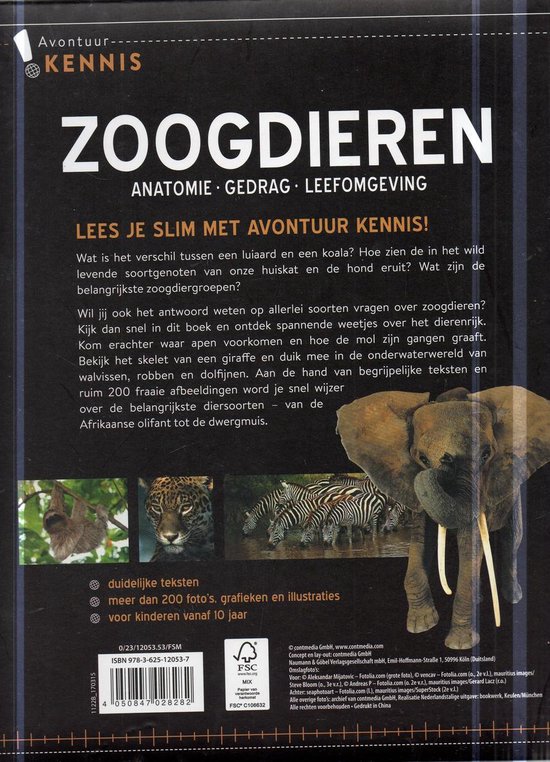 Zoogdieren, uitgave | 9783625120537 | Boeken | bol