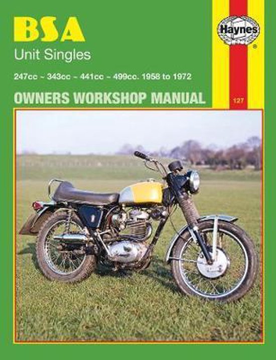 BSA Unit Singles 58-71 Manual, Haynes Publishing | 9780856961274 ...
