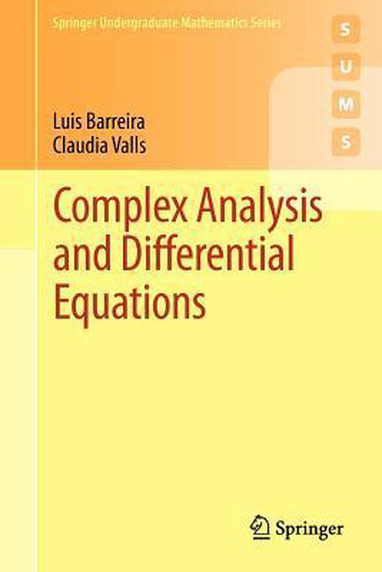 Complex Analysis and Differential Equations | 9781447140078 | Luís ...