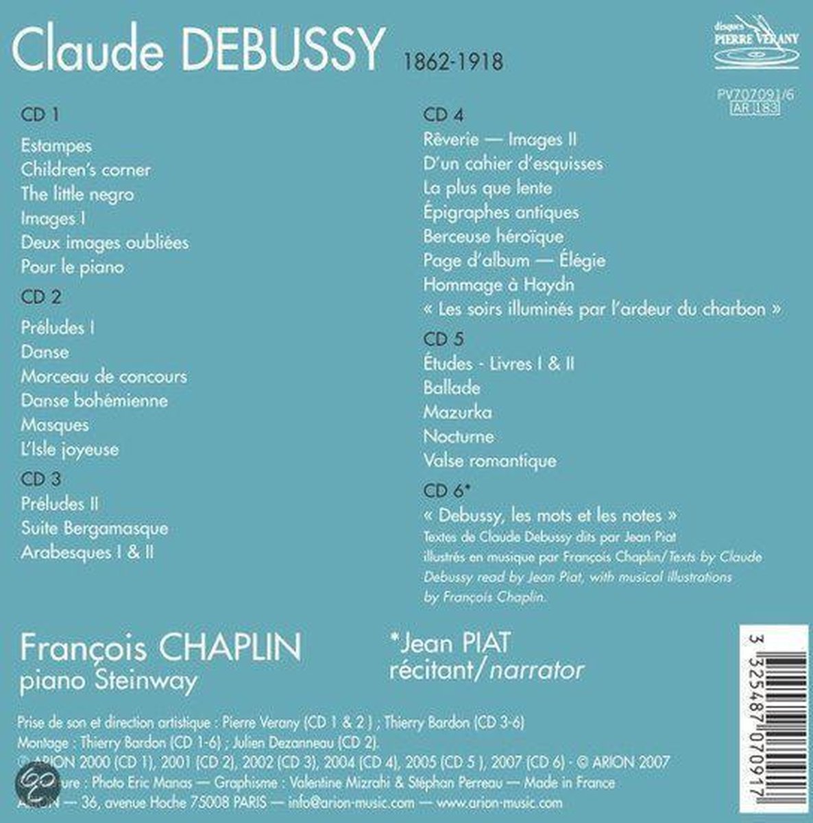Complete Piano Works, Claude Debussy | CD (album) | Muziek | bol.com