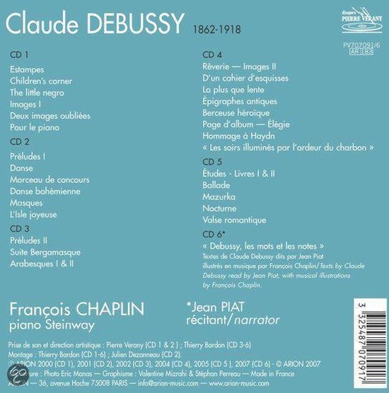 Complete Piano Works, Claude Debussy | Muziek | bol
