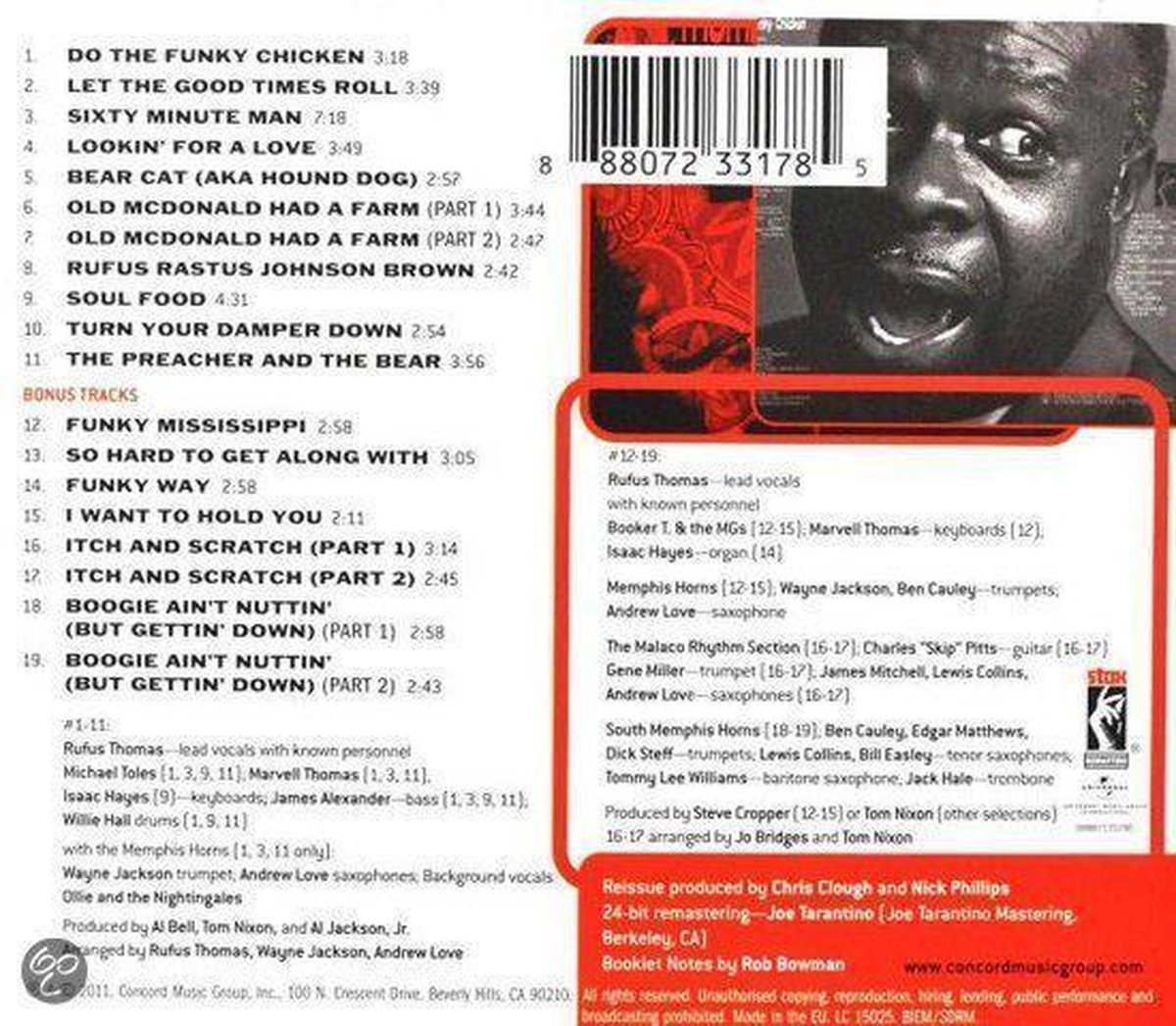 Do the Funky Chicken, Rufus Thomas | CD (album) | Muziek | bol.com