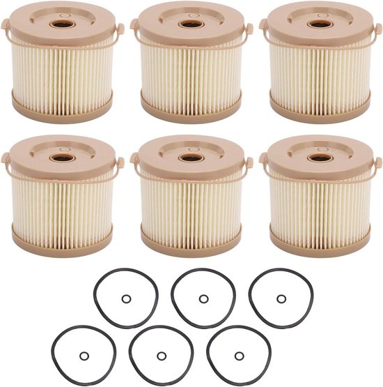 Waterafscheider Brandstoffilter Vervanging - 6 Stuks - 2010PM-of 500FG ...