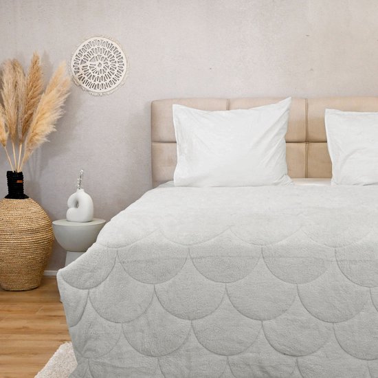 HappyBed All year dekbed enkel 240x200 - Lits Jumeaux - Teddy/velvet ...