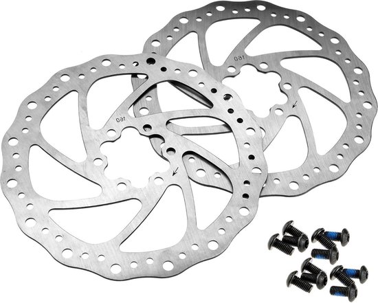 160mm Fiets MTB Schijfrem Rotor - Remblok met 6 T25 Bouten . | bol