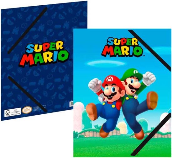 Super Mario Bross Elastomap A4 | bol