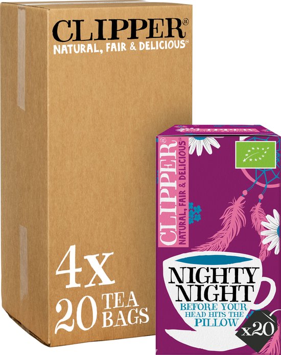 Clipper - Biologische Thee - Nighty Night - Rooibos & Kaneel & Kamille ...