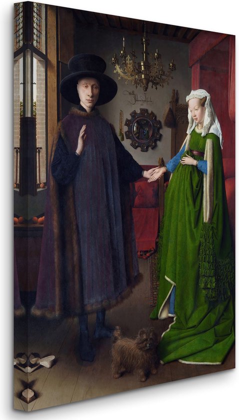 Jan van Eyck, The Arnolfini Portrait - Het Arnolfini-portret (1434) - 3 ...