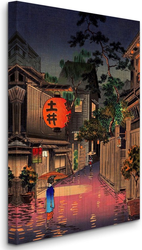 Tsuchiya Koitsu - Evening at Ushigome - Avond bij Ushigome (1939) - 3:2 | bol