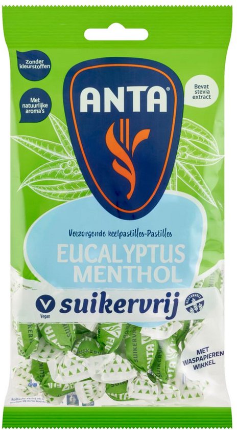 Anta Flu Eucalyptus Menthol Suikervrij (120 gr) | bol