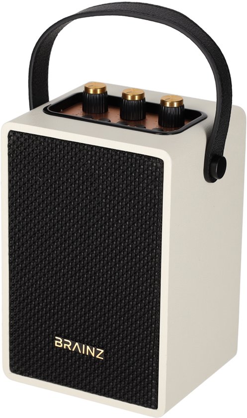 BRAINZ Retro Speaker Wit | bol