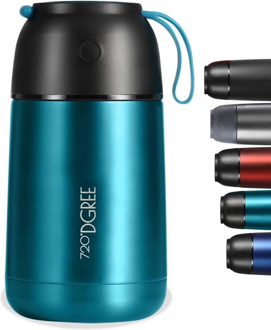 WunderJar, thermocontainer voor eten, 450 ml, 650 ml, lekvrij, BPA-vrij,... | bol