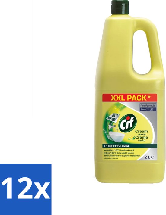 Cif Professional - Allesreiniger - Pro Formula - Crème Citroen - 2L ...