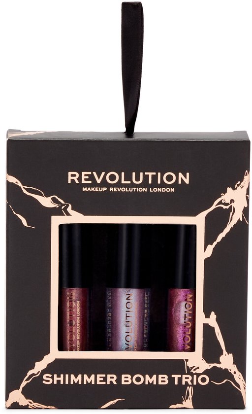 Makeup Revolution Shimmer Bomb Trio Gift Set - Cadeauset - Cadeau | bol