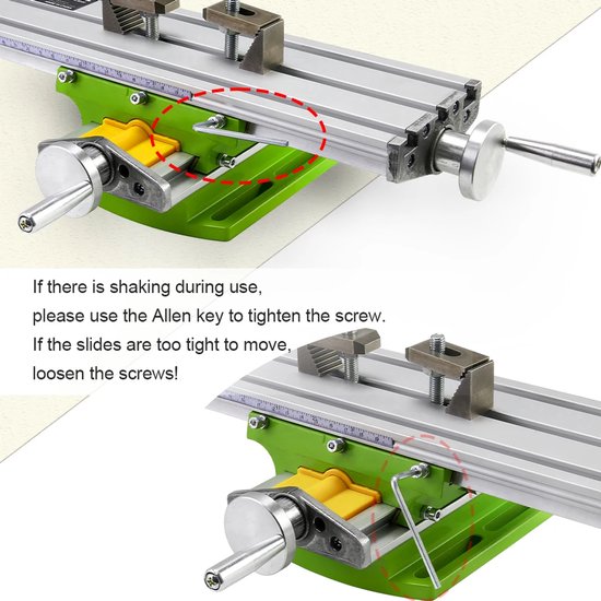 Bankboorvise, Precisiefreesmachine, X- en Y-verstelling, Compact ...