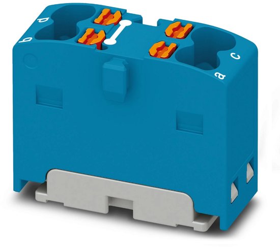 Phoenix Contact rijgklem met push-in aansluiting 4-draads 1.5mm2 ...