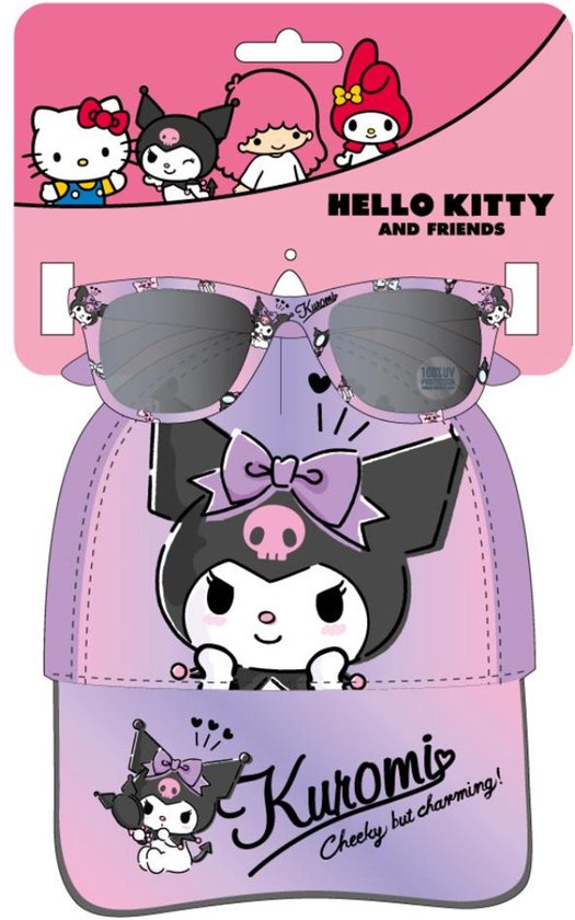Kinder Cap / Pet Set Met Zonnebril Hello Kitty Kuromi | bol