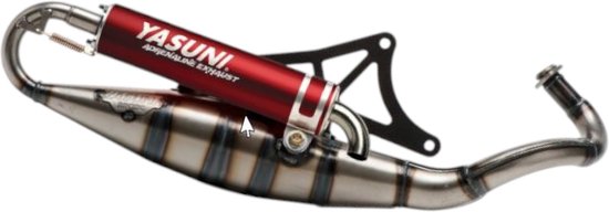 Uitlaat Yasuni R Rood Aprilia 50 2T / Piaggio 50 2T / Derbi 50 2T ...