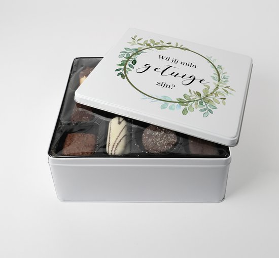 Blikken doos - Koekendoos - GRATIS 750g VULLING - Flowerhoop design ...