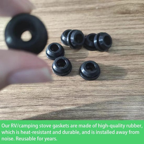 RV-kabeldoorvoer van rubber ogen voor campers - set van 8 stuks ...