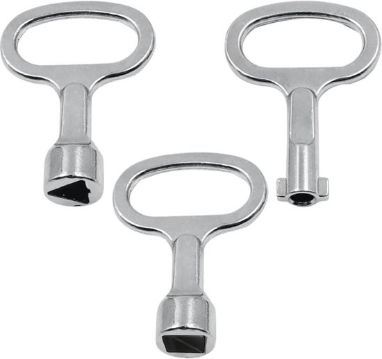 Schakelkastsleutels - 3 stuks universele driehoeksleutel voor water ...