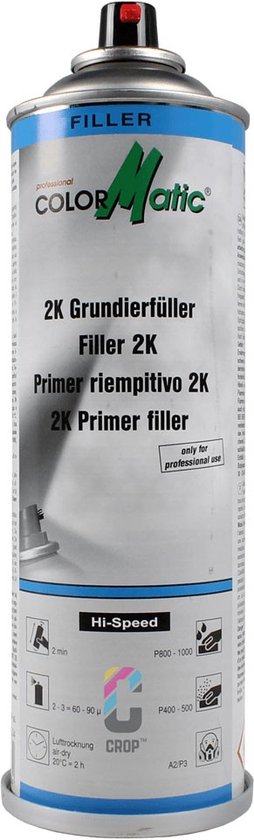 Motip ColorMatic Professional 2k high speed primer filler - 500 ml. | bol