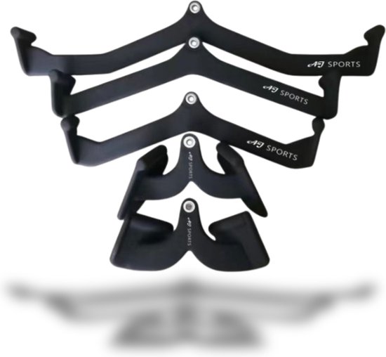 AJ-Sports Pulley accessoire set - 5 Grips - Multi Grip Attachment Set ...