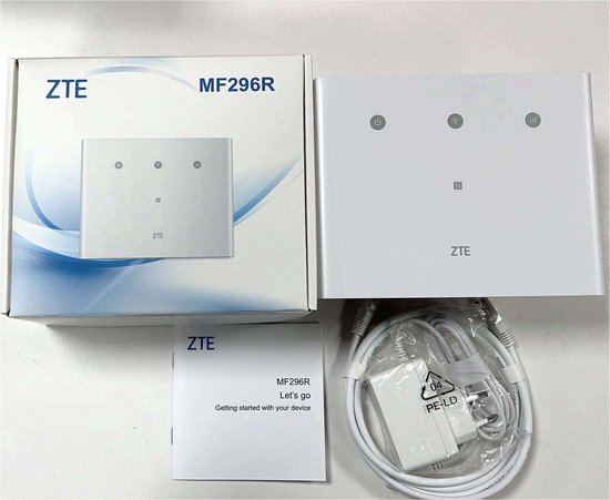 ZTE MF296R - Mifi router - 4G+ LTE router - met simkaartslot en 4 ...