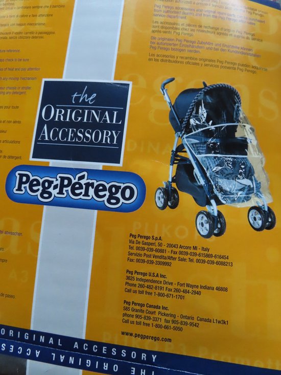 Peg-Perego - Regenbekleding Buggy- Pliko , P3,Pramette -A3 - Atlantico ...