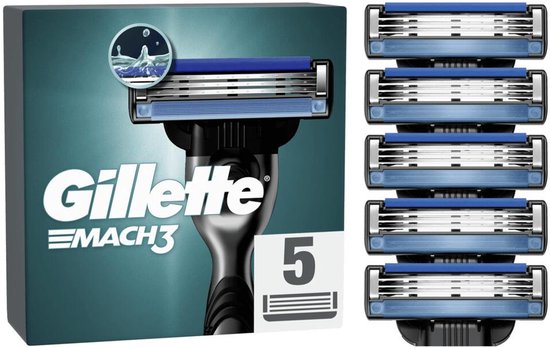 Gillette - Mach3 - 5 stuks - Scheermesjes | bol