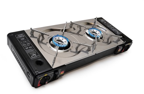 Eurocatch 2 pits Kooktoestel op Gas - Gas Stove - Camping Kooktoestel ...