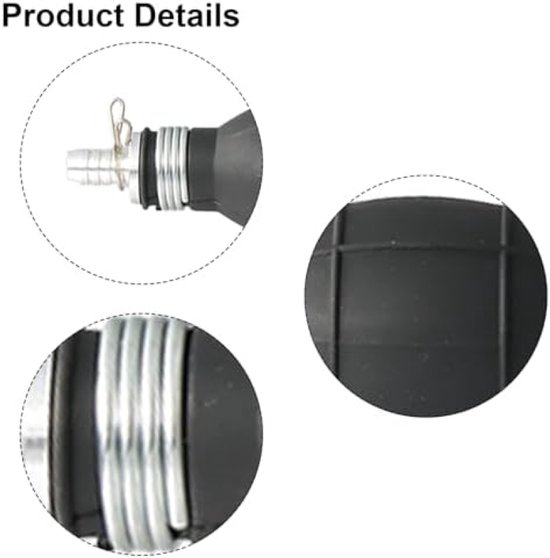 Selbro ® 2 meter Handmatige Brandstofpomp, Draagbare Waterpomp met 2 ...