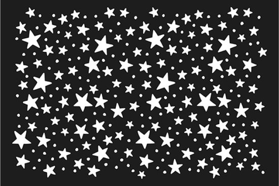 Sterren sjabloon 10x15x0.2 cm - Artemio | bol
