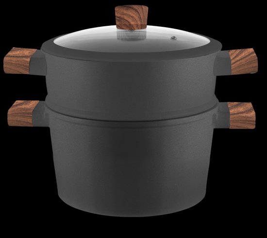 Stoompan 3-in-1 - 6,5L Couscous Pan - Inductie & Alle Warmtebronnen ...